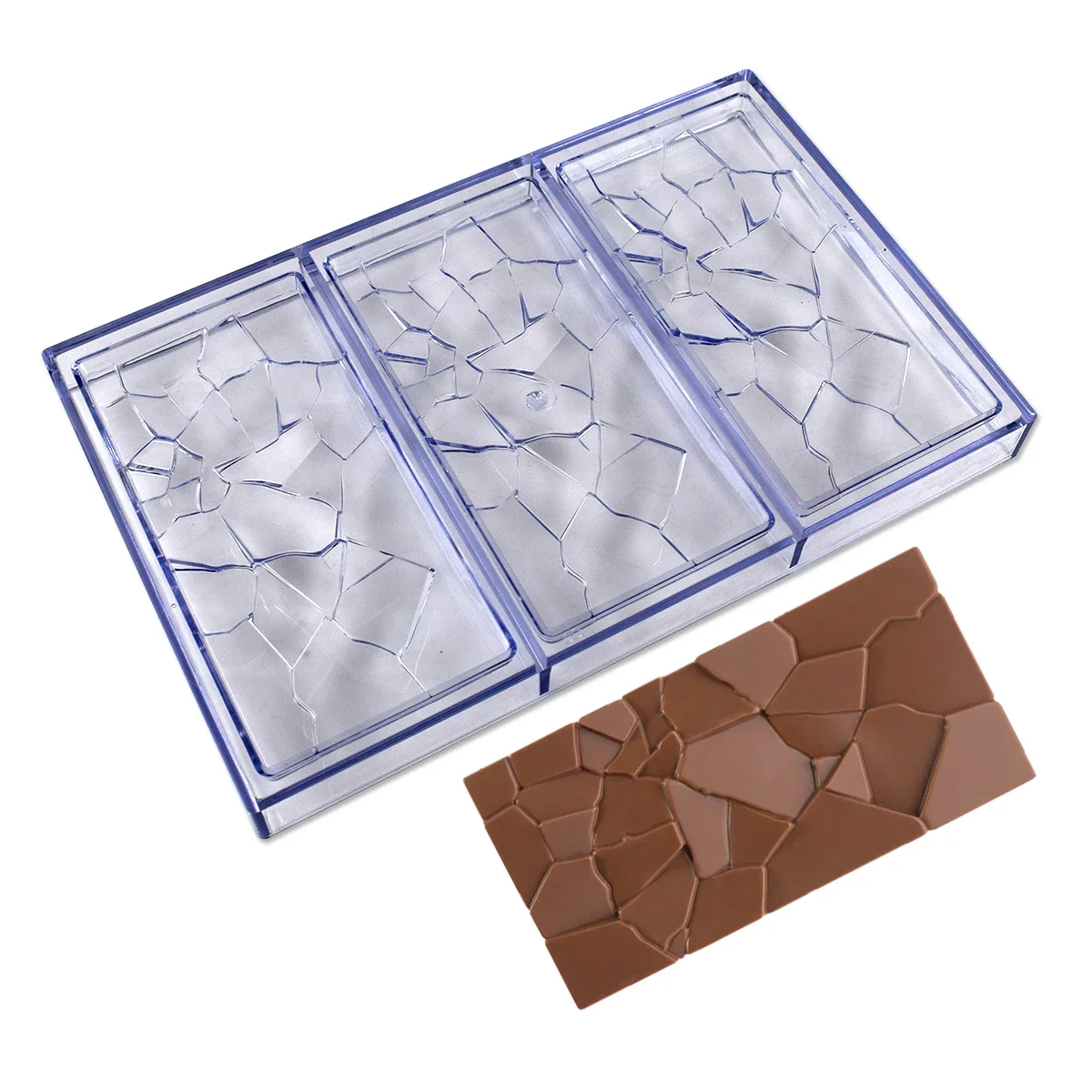 Chocolate-Mold-Polycarbonate-Broken-Crystal-Shape-Candy-Baking-Pastry ...