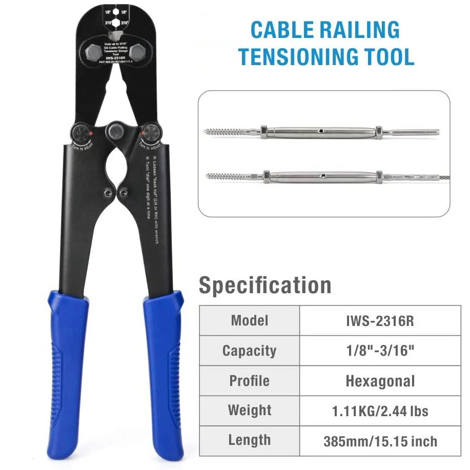 IWS-2316R-traction-tensioning-tool-Crimping-plier-stainless-steel-wire ...