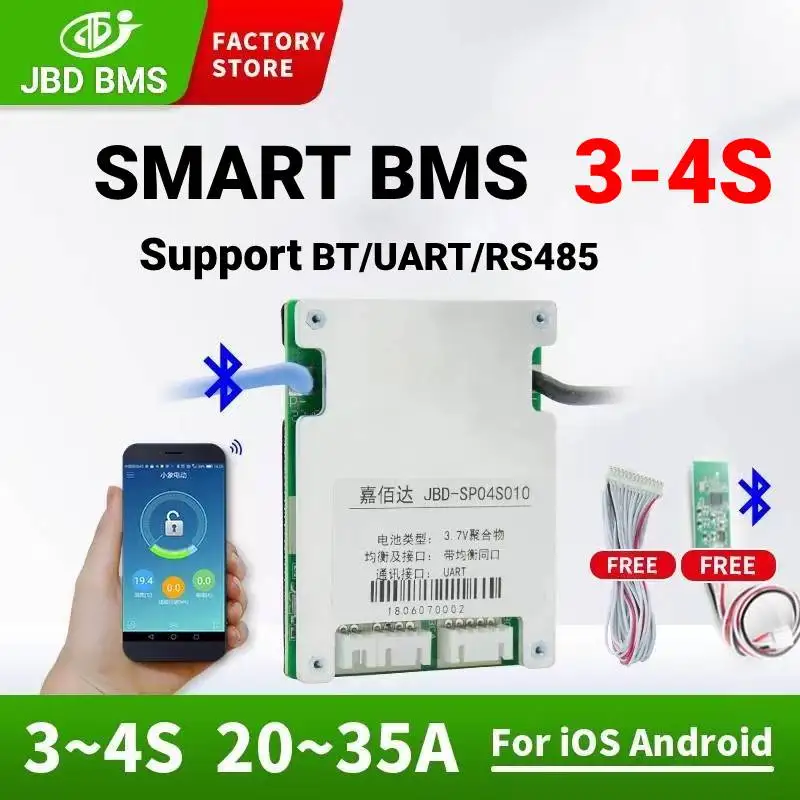 JBD-BMS-4S-Lifepo4-Smart-Bms-Bluetooth-APP-Li-ion-LiFePo4-Lithium ...