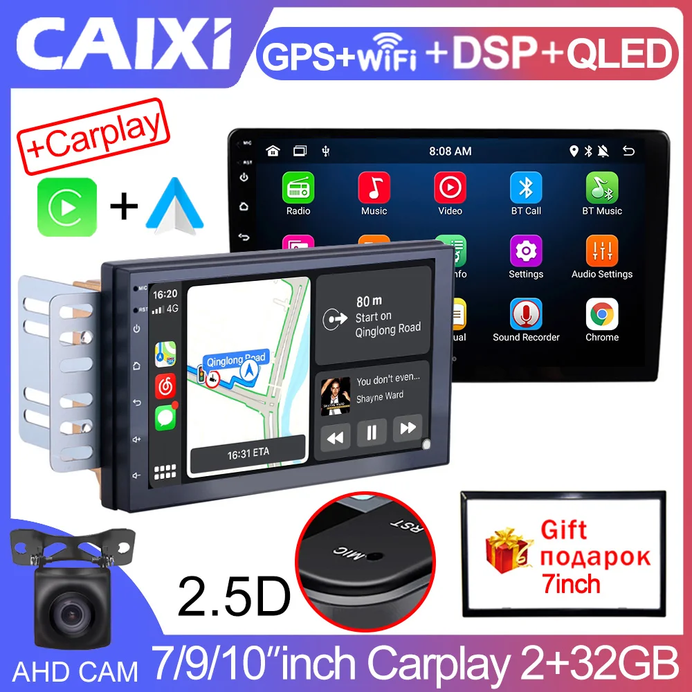 2-Din-Android-12-Autoradio-Carplay-gsp-dvd-Car-Radio-Multimedia-Video ...