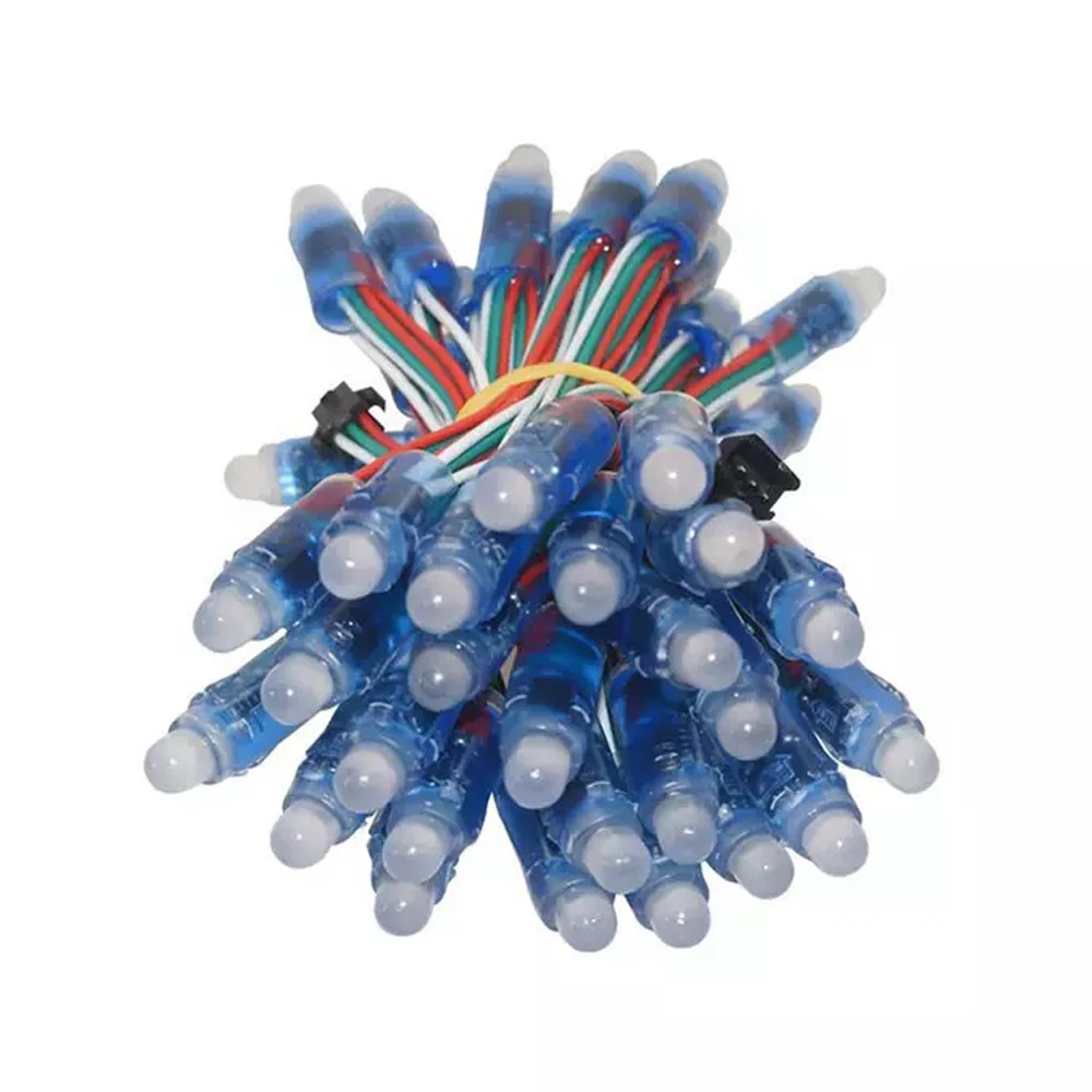 12mm-5V-WS2811-RGB-Wire-cable-Led-String-input-IP68-waterproof-Full ...