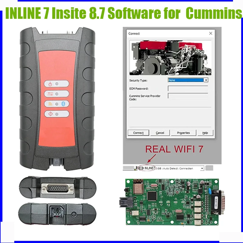 In Stock ! For Cummins INLINE 7 Data Link Adapter DataLink With Insite ...