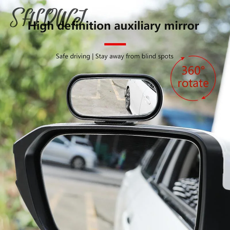 Car-Mirror-360-Adjustable-Wide-Angle-Side-Rear-Mirrors-Blind-Spot-Snap ...