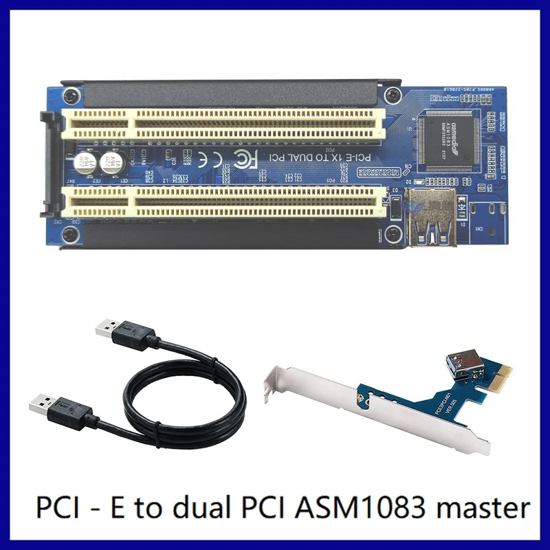 PCI E 듀얼 PCI 확장 카드 어댑터, ASM1083 지원 캡처 카드, 골든 택스 카드, 사운드 카드 병렬 카드|추가 카드 ...