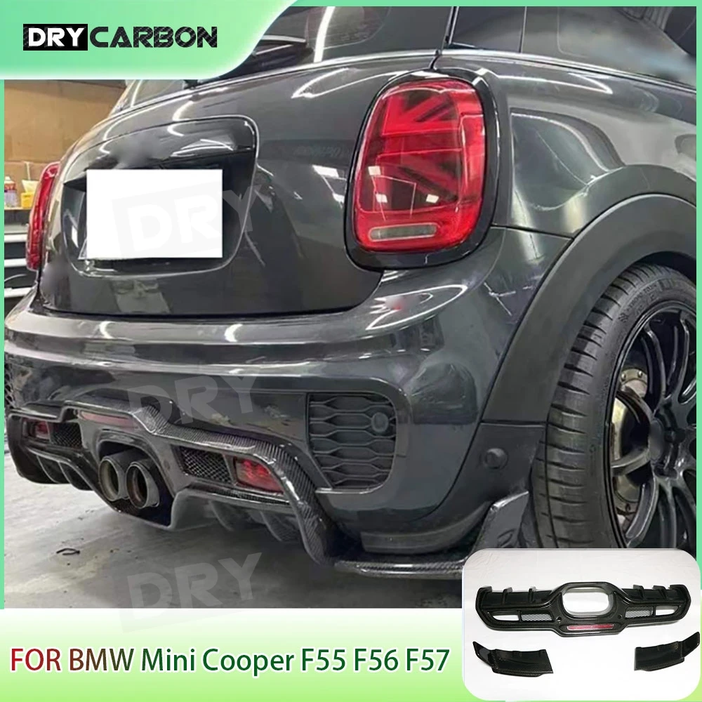 Carbon Fiber Rear Diffuser Spoiler Side Splitters Canards Flaps Body ...