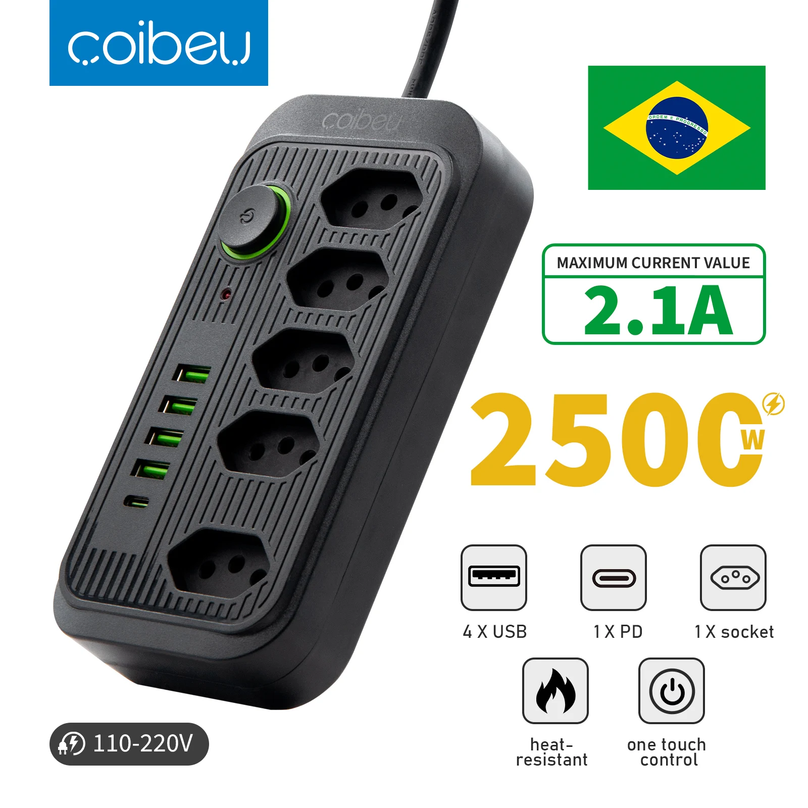 USB-socket-electrical-outlet-home-appliance-Brazil-plug-Ruler-Socket ...