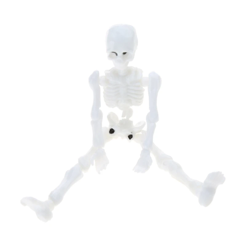 Movable-Mr-Bones-Skeleton-Human-Model-Skull-Full-Body-Mini-Figure-Toy ...