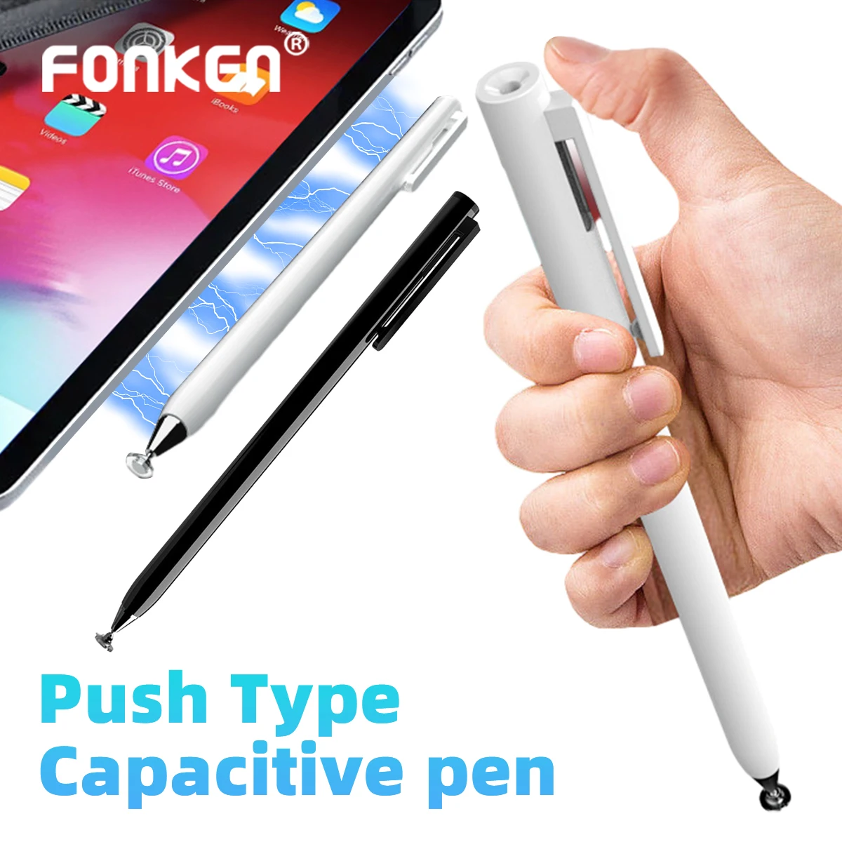 Magnetic-Stylus-Pen-For-iPad-iOS-Android-Push-Touch-Pen-For-iPhone ...