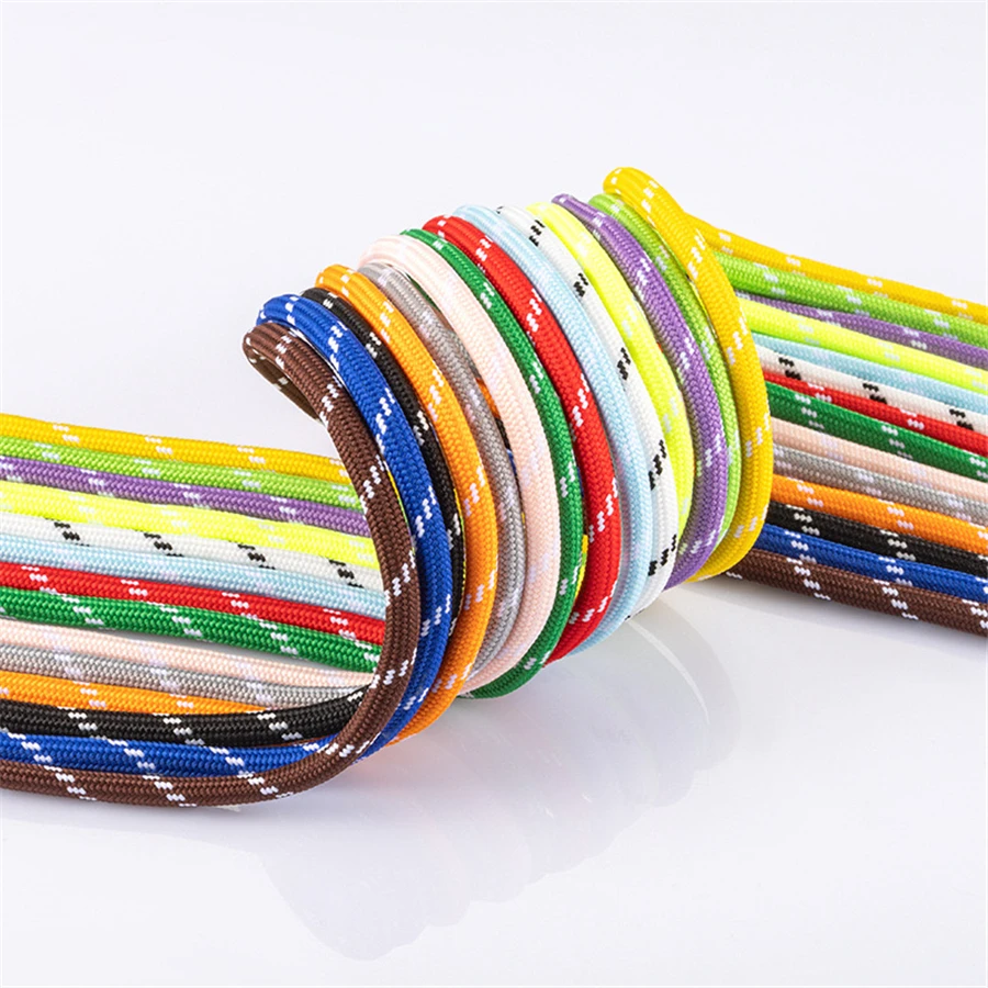 5yards 6mm Stout White Line Cord Rope Lanyard Rope Handmade DIY Cord ...
