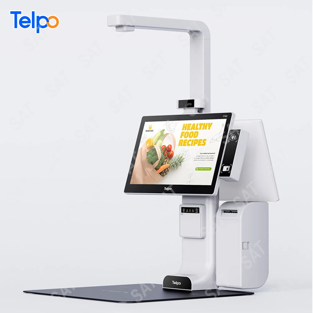 Telpo AI-powered food detection computer vision self-checkout solution ...