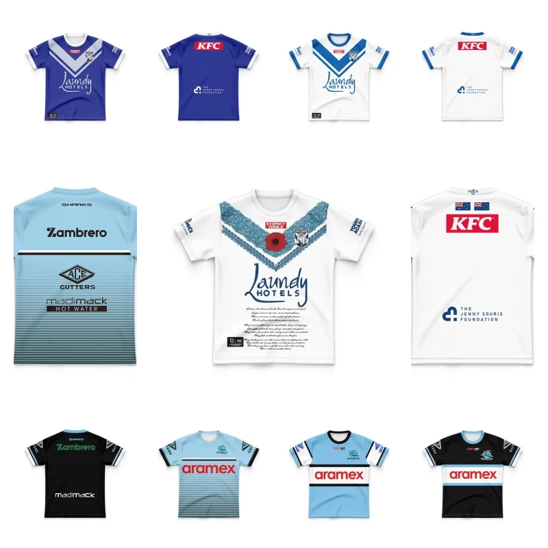 2023-Bulldogs-Kids-Home-Away-Indigenous-Anzac-Rugby-Jersey-Cronulla ...