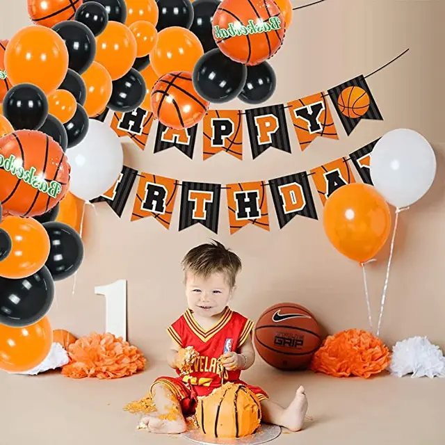 Basketball Theme Birthday Ideas For Decorating