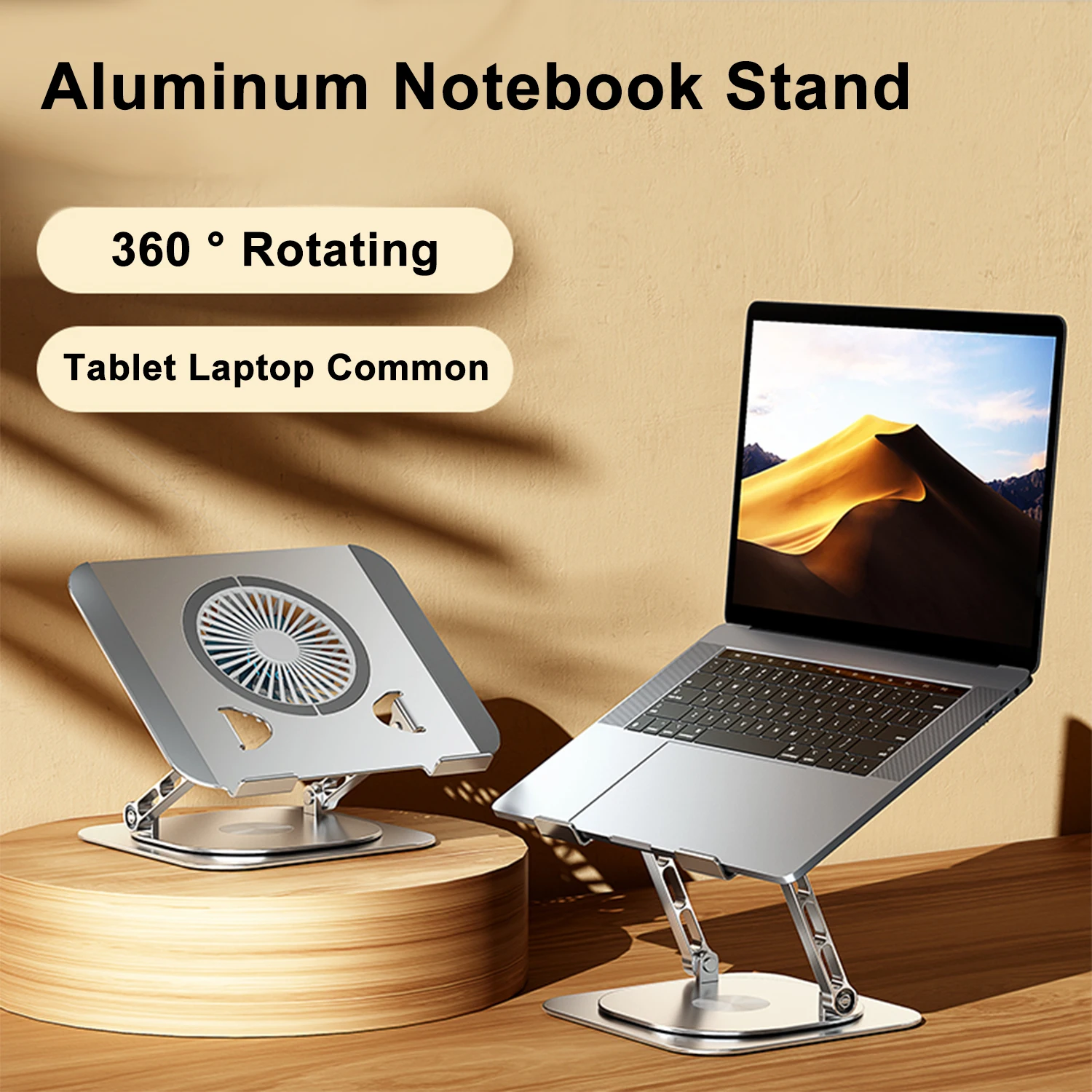 Laptop-Stand-360-Rotatable-Aluminum-Alloy-Tablet-Cooling-Stand-with ...