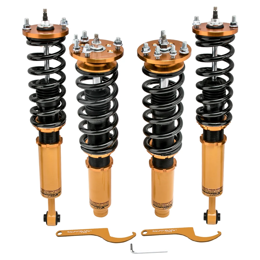 24-Damping-Levels-Coilover-Shock-Strut-Assembly-For-Honda-Accord-CM6 ...
