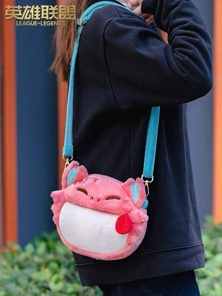 LoL Teamfight Tactics Fat Dragon Series Shoulder Bag, Cute Plush ...
