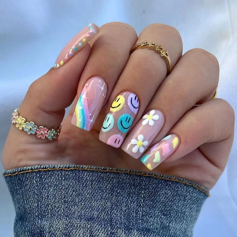 Easy Hippie Nails