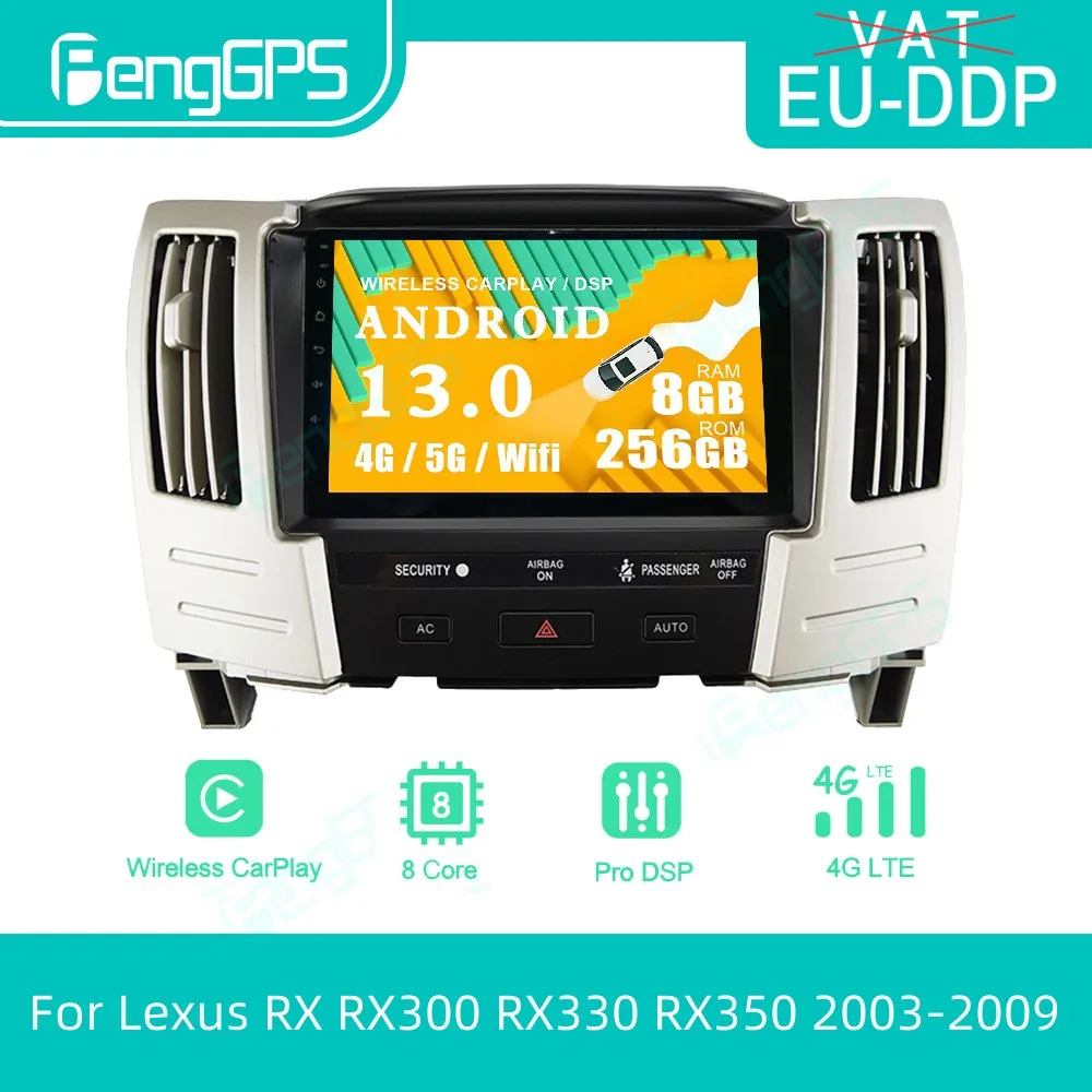 Android-Car-Radio-Multimedia-Player-GPS-Navigation-For-Lexus-RX-RX300 ...