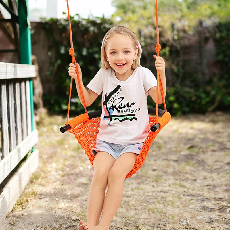 Kids-Swing-Toys-Weave-Hanging-Swing-Chair-with-Armrests-Sport-ItemToys ...