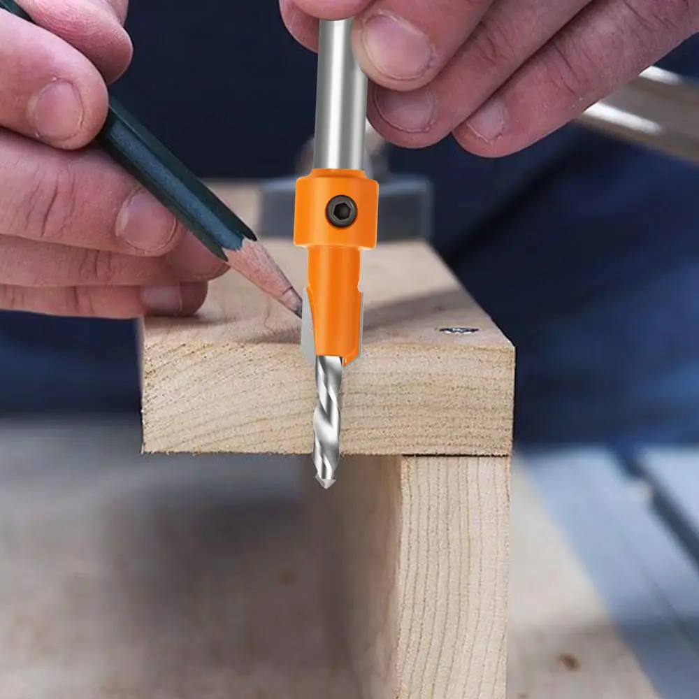 Countersink Drill Bit Set 8mm 10mm 5 PCS Power Tools | Veterans Ridge