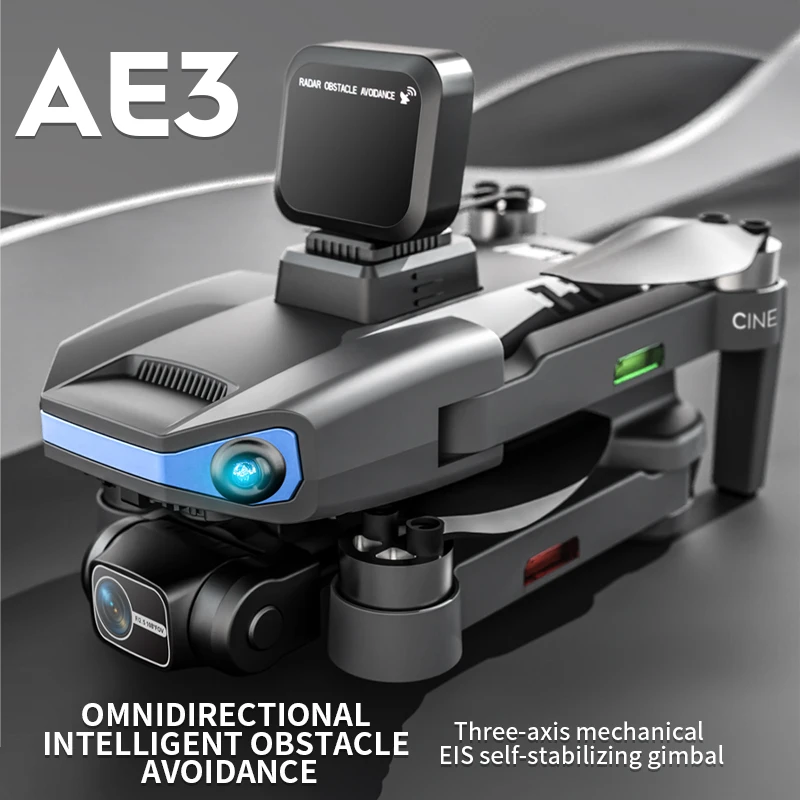 New-Drone-AE3-Pro-Max-3-Axis-Gimbal-Anti-Shake-Radar-Obstacle-Avoidance ...