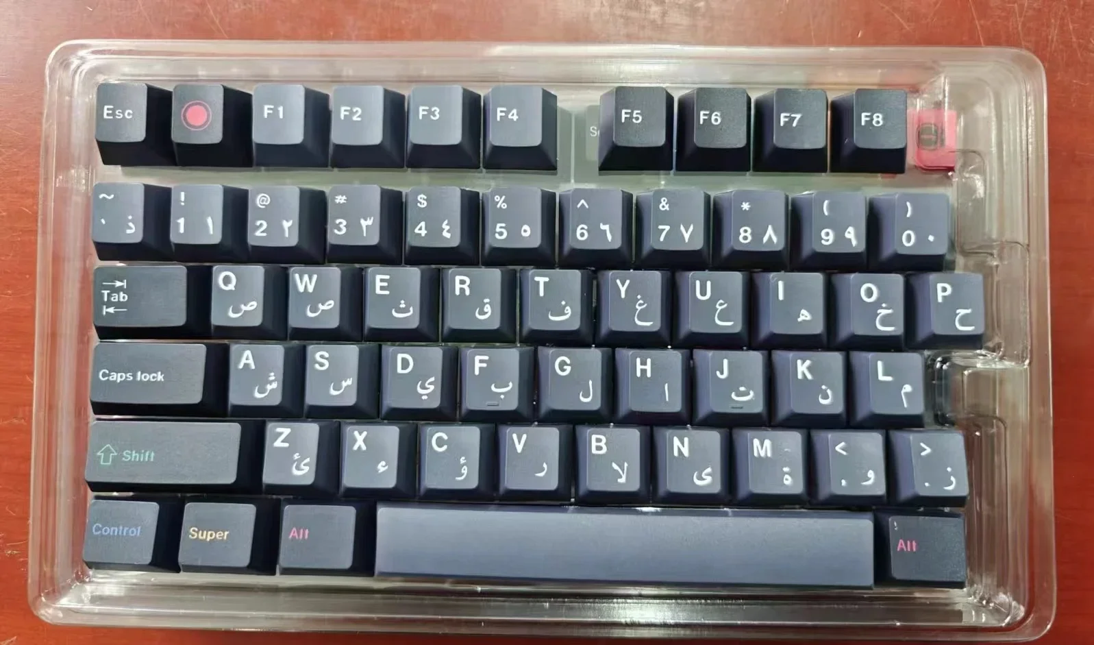 Black Light Arabic Keycaps 129 Keys PBT Material Cherry Profile DYE-SUB ...