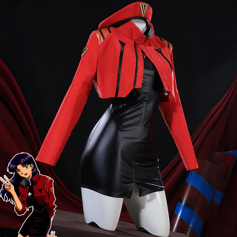 Anime Eva Katsuragi Misato Cosplay Costumes Female Theater Version ...