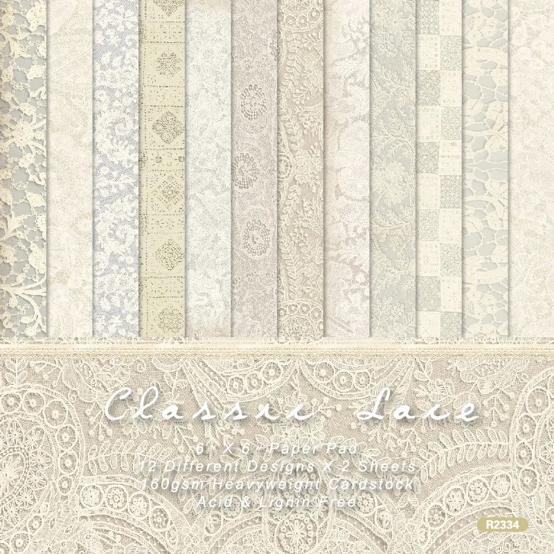 Panalisacraft-24-sheets-6-X6-Vintage-Lace-Pattern-Scrapbook-paper ...