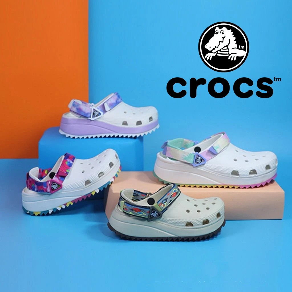 Crocs-Classic-Elevated-Platform-Clogs-with-Colorful-Straps-Trendy-Soles ...