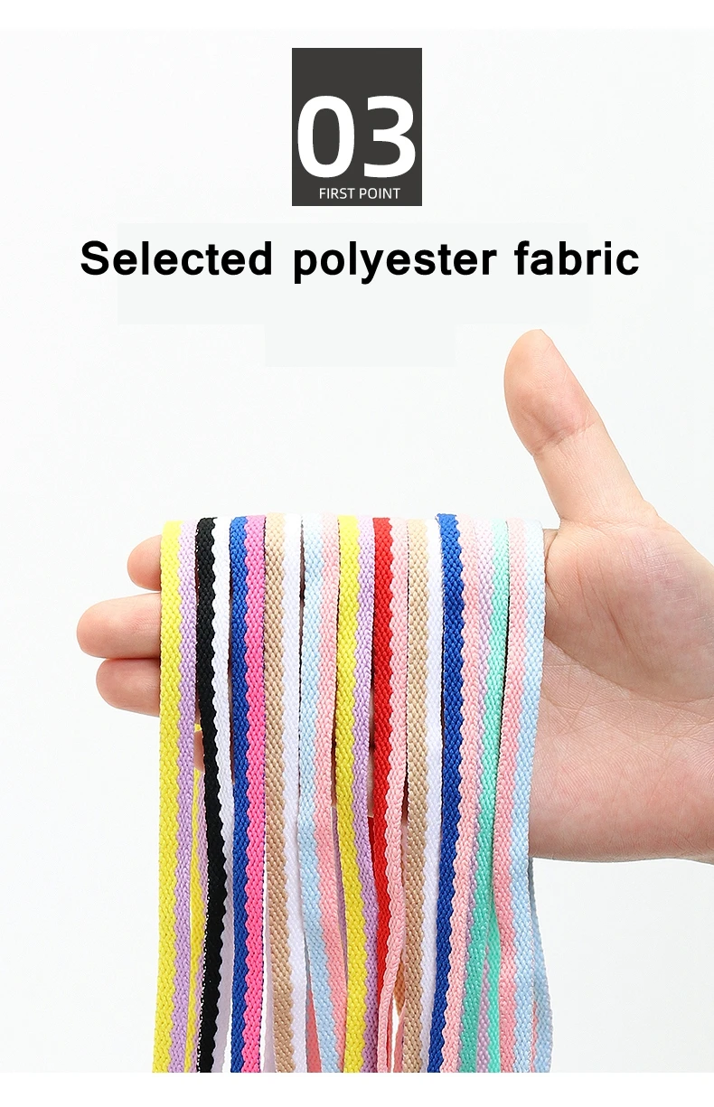 Lacets Lumineux Plats Classiques Tissés à Double Creux, Accessoires de ...