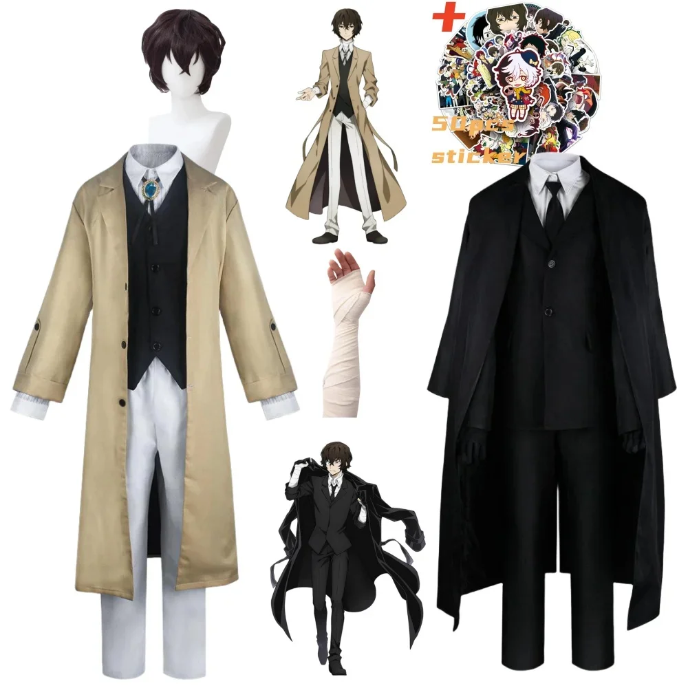 Dazai-Osamu-Cosplay-Costume-Long-Jacket-Coat-Trench-Suits-Outfit ...