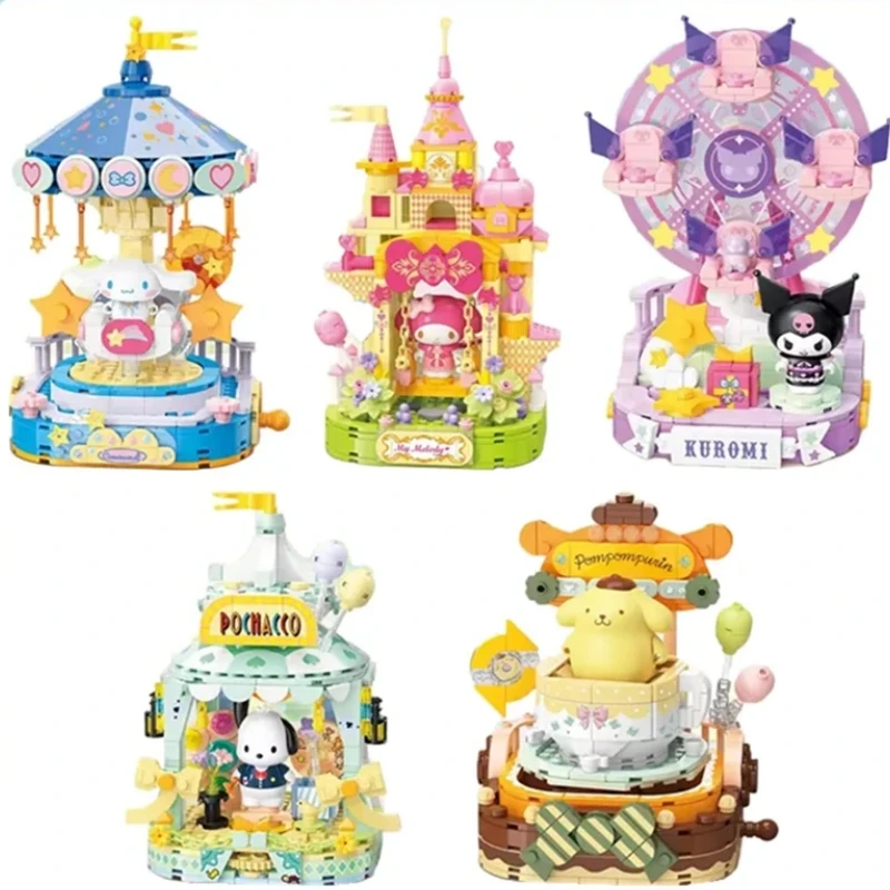 Sanrio-Building-Blocks-Kuromi-Cinnamoroll-Pochacco-Pompom-Purin ...