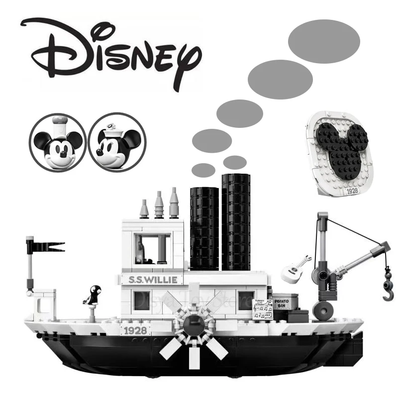 Disney-Steamboat-Willie-Ship-Steam-Boat-Mickey-Series-Mouse-Donald-Duck ...