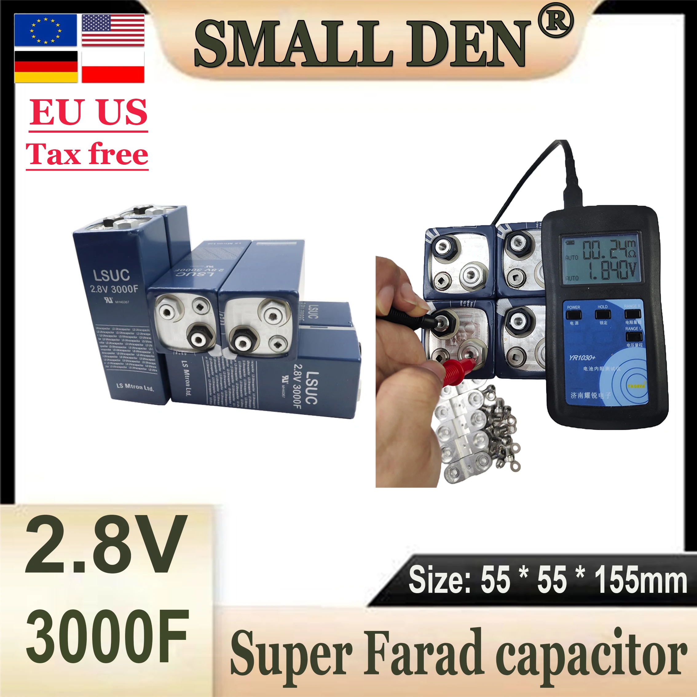 2-8V-3000F-LSUC-Super-Farad-Capacitor-DIY-12V-16V-Spot-Welding-Machine ...