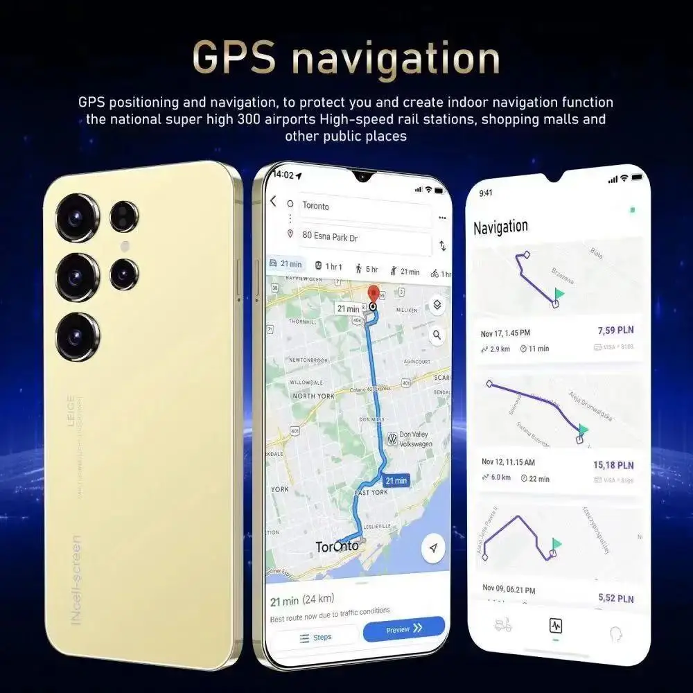 S26 Ultra Original Smartphone 5G 7.3 Inch HD 22GB+2TB Cell Phone Dual ...