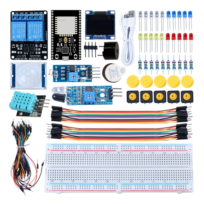 Arduino-Programming-Project-Breadboard-Kit-Starter-Automation-Iot-ESP32 ...
