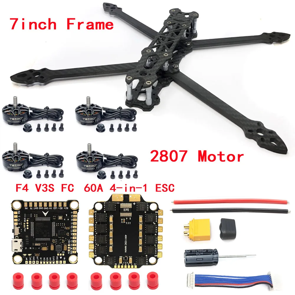 Mark-4-7inch-295mm-FPV-Carbon-Fiber-Frame-F4-V3S-PLUS-Stack-BLS-45A-60A ...