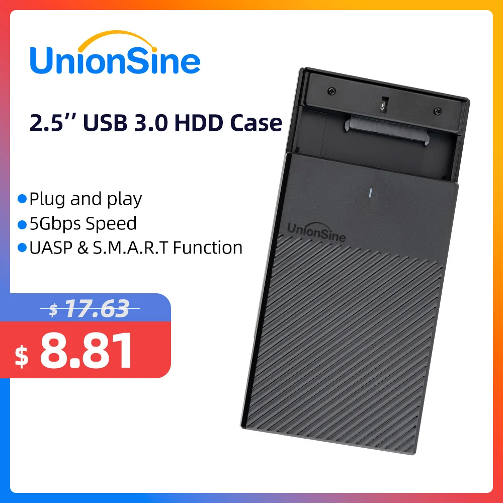 UnionSine-HDD-Case-2-5-USB-3-0-HDD-Enclosure-2-5inch-Serial-Port-SATA ...