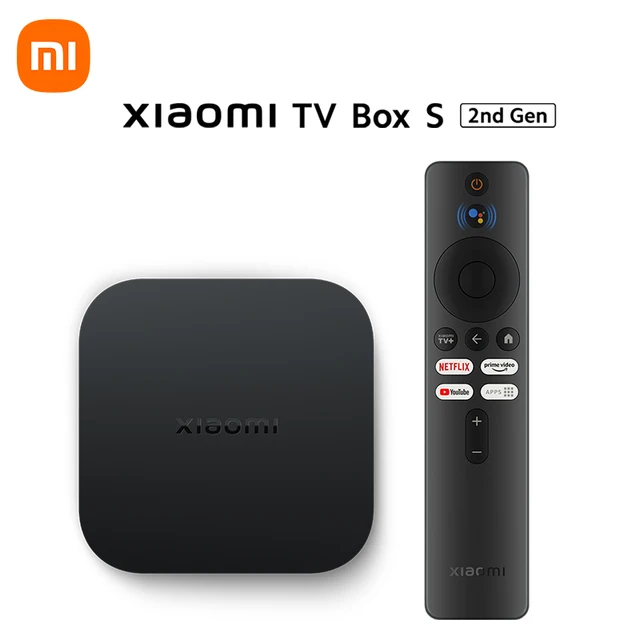 Xiaomi-Mi Smart TV Box S 2e édition, version globale, 4K Ultra HD ...