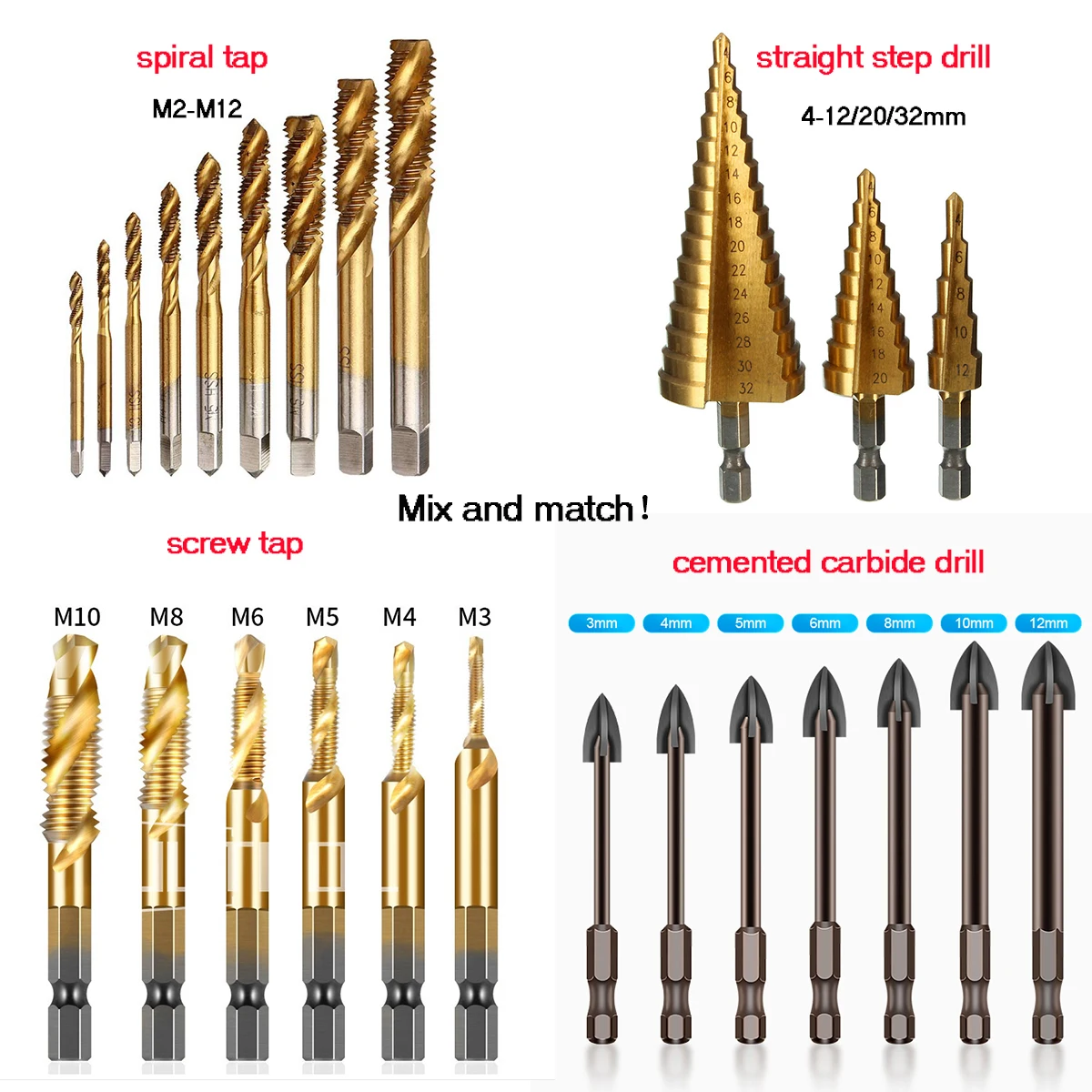 Various-Combination-Sets-Of-Taps-And-Drill-Bits-Applied-To-Various ...