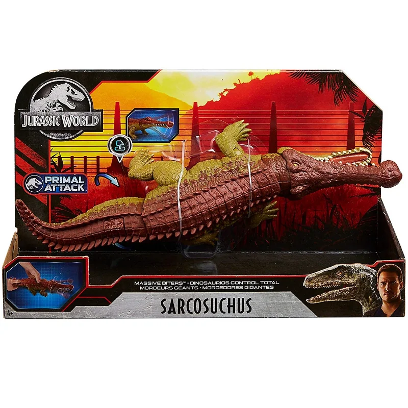 In Stock Jurassic World Toy Sarcosuchus Crocodile Primal Attack ...