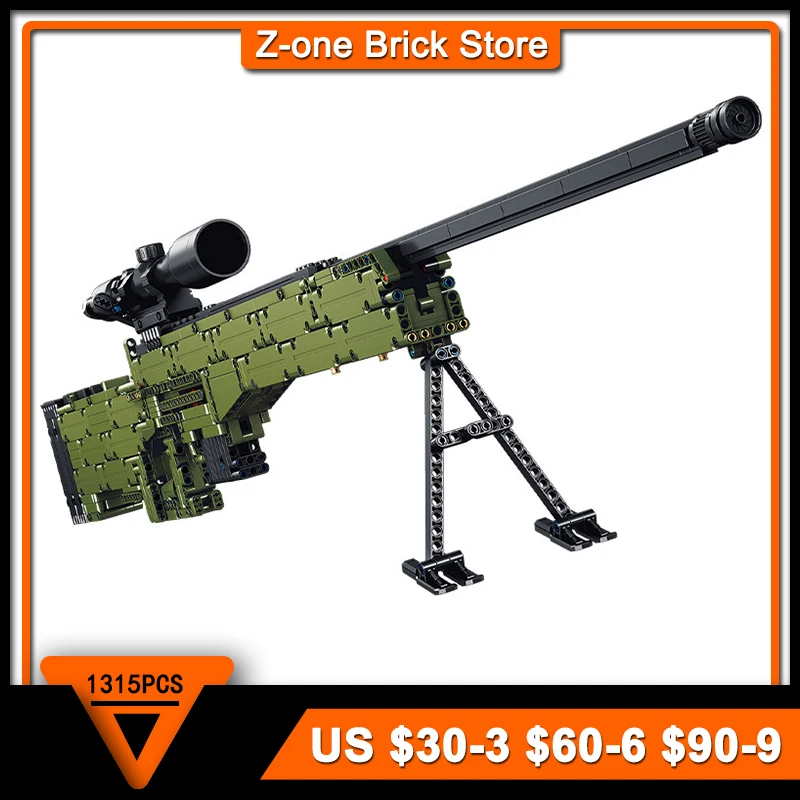 1-1-Technique-Guns-Kit-AK47-98K-M24-Sniper-Rifle-Gun-Model-Building ...