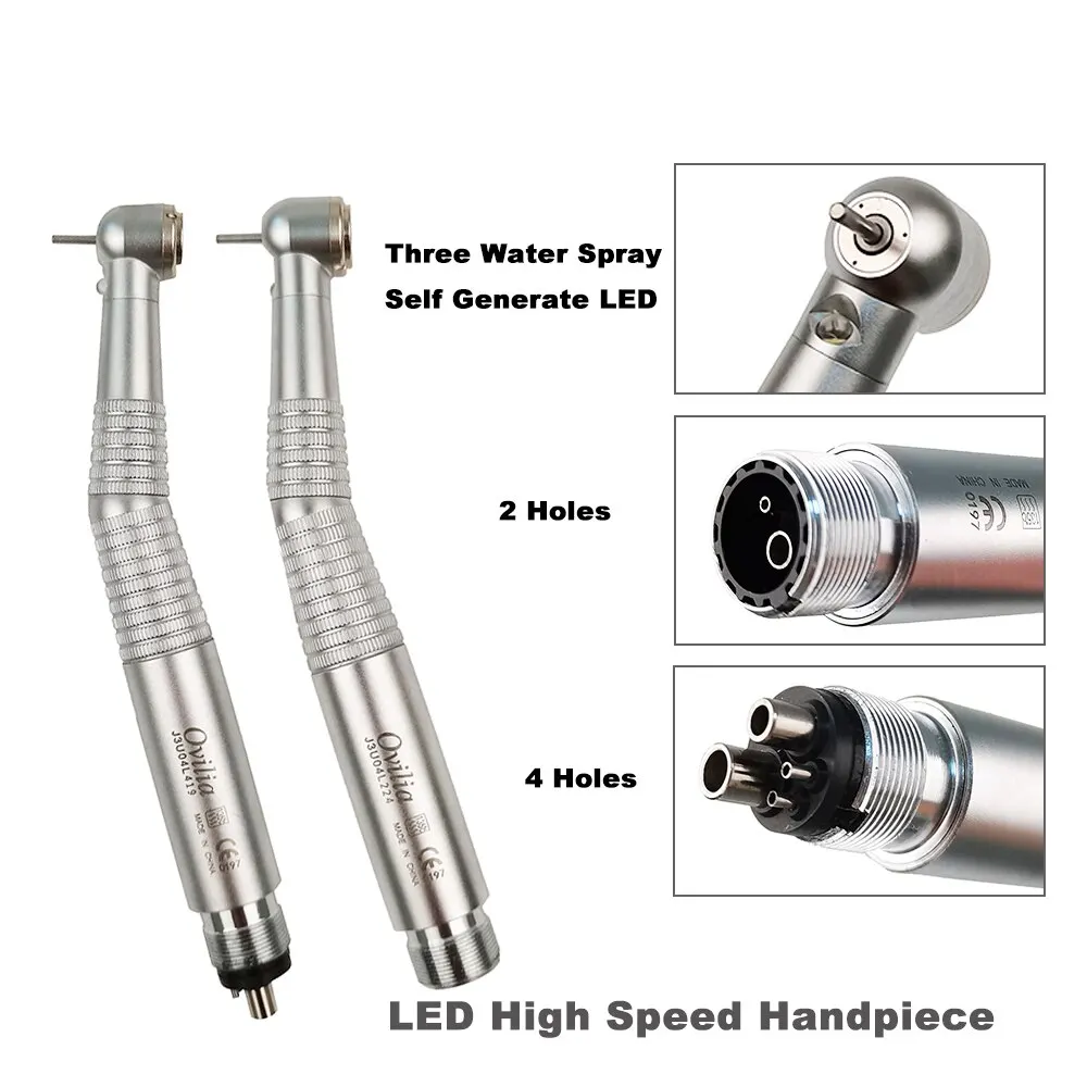 Dental-High-Speed-Handpiece-Drill-LED-E-generator-Big-Torque-Head-Push ...