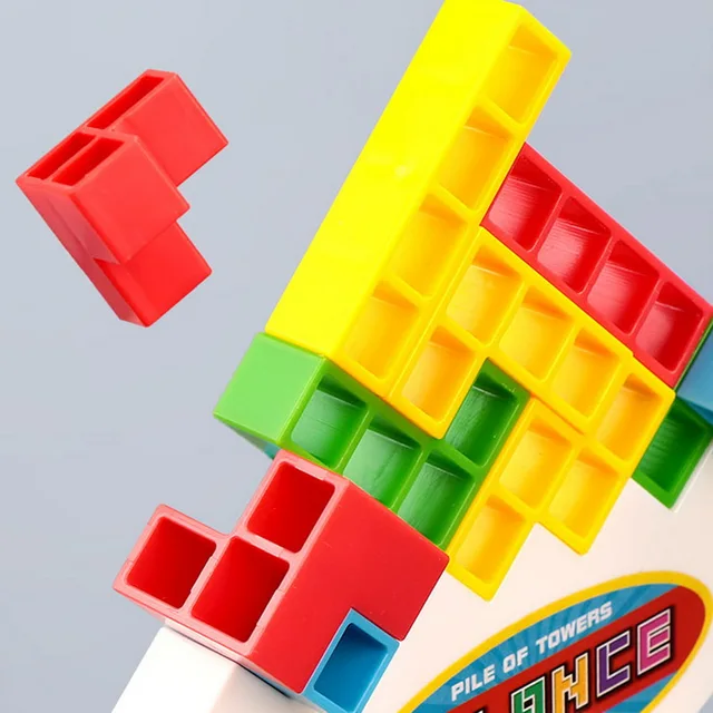 FTL™ Tetra Tower Game Stacking Blocks Stack - FunToyLab