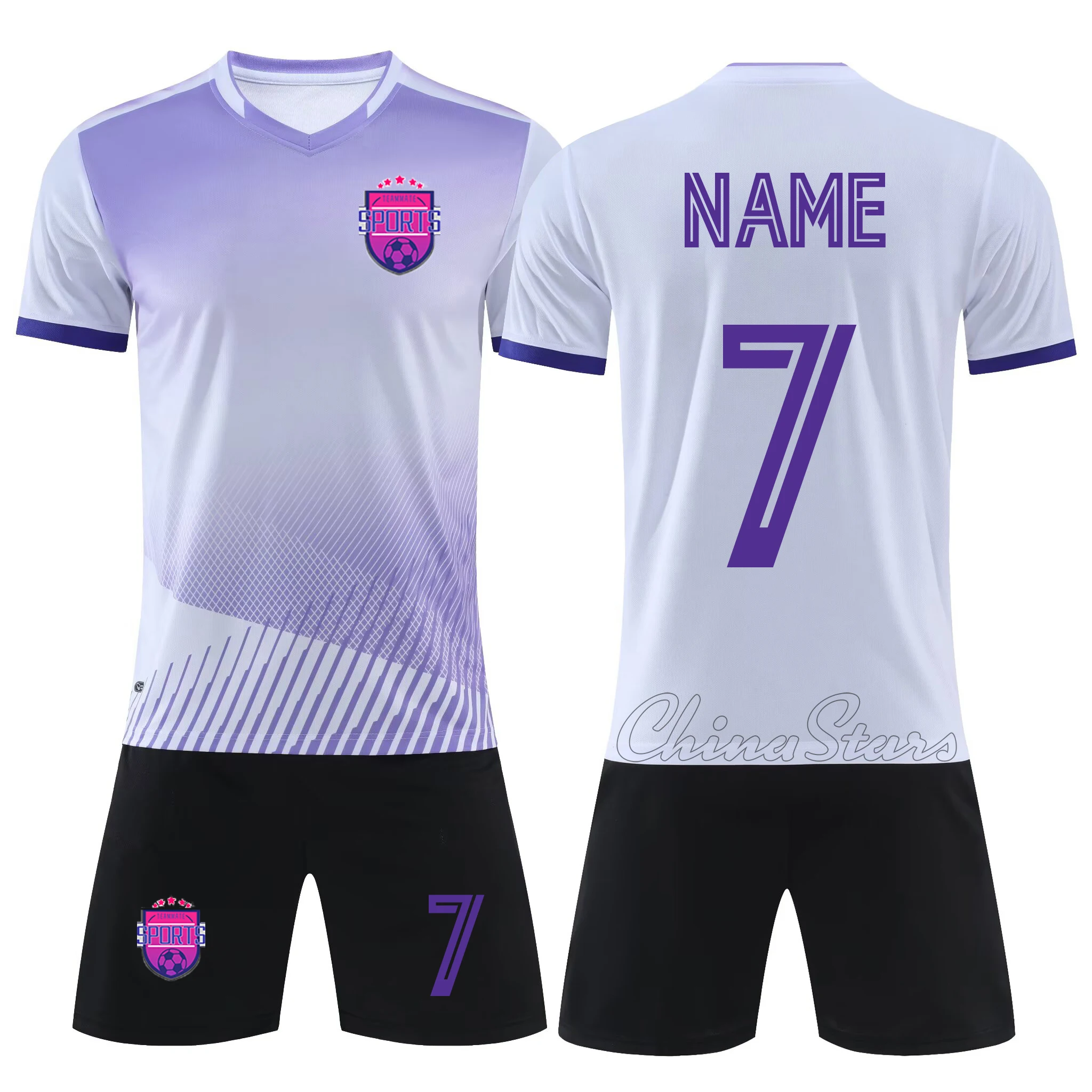Custom Football Jersey Set For Men's Matches, Athlete Training Team ...