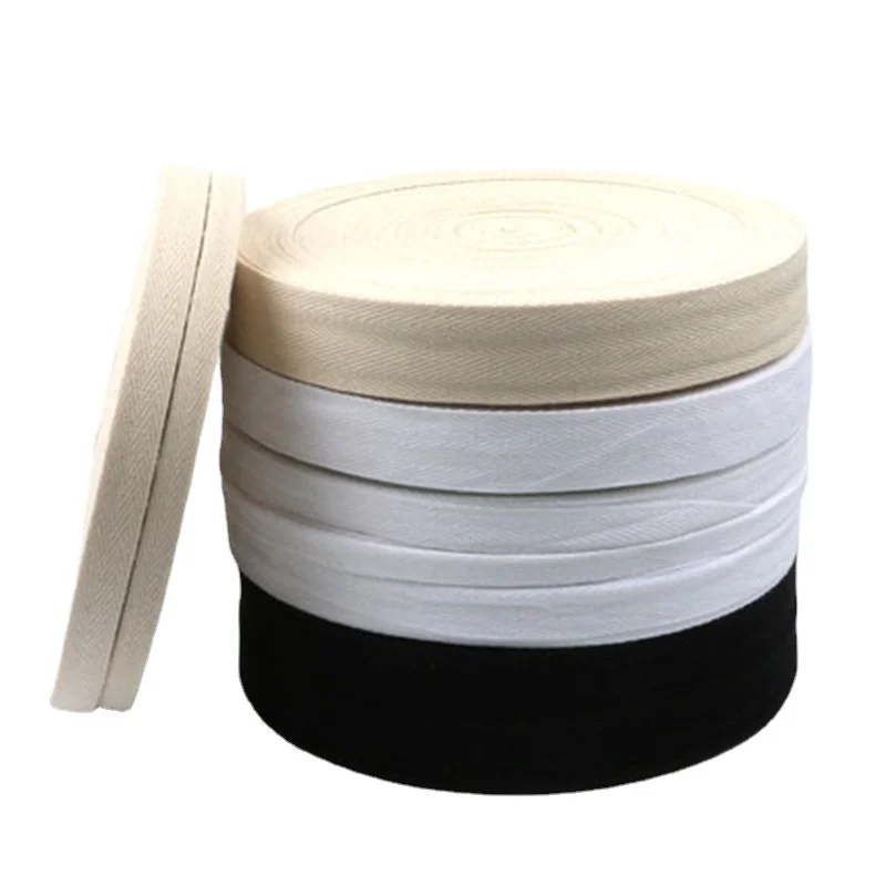 100-Cotton-Herringbone-Tape-Package-Cotton-Ribbon-10MM-15MM-20MM-25MM ...