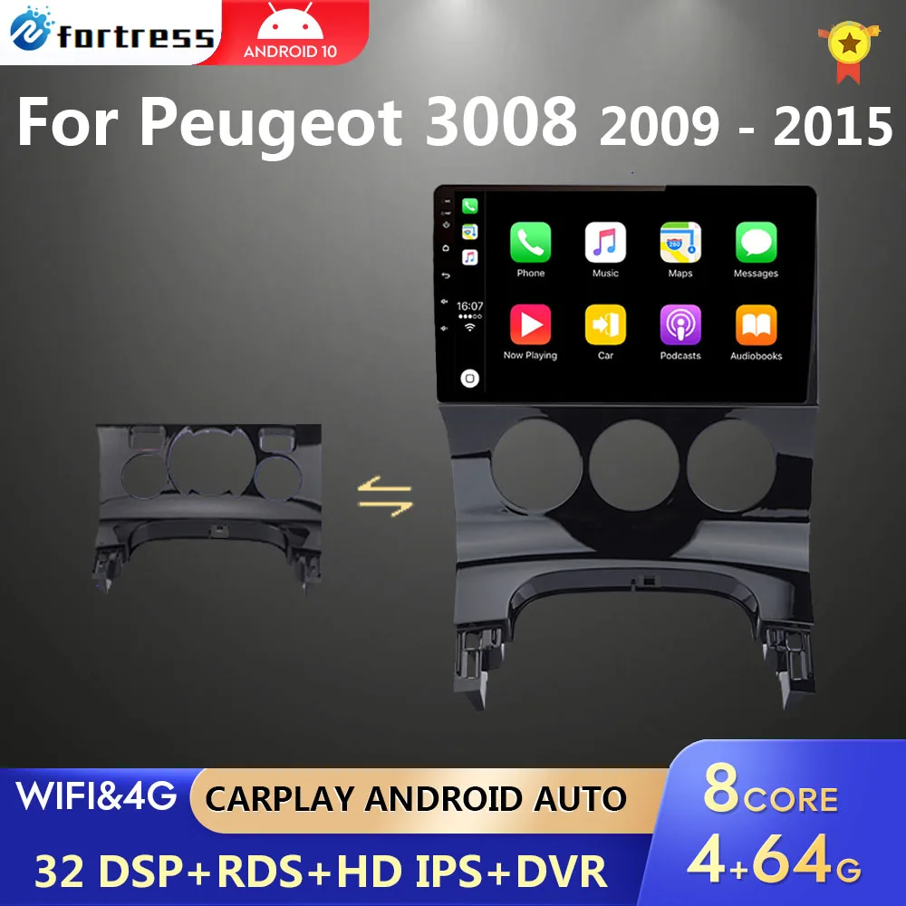 Autoradio-Car-Radio-for-Peugeot-3008-2009-2015-2din-Multimedia-Video-Player-Navigation-GPS ...