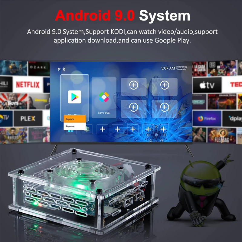 Generic Super Console GX3 PRO 4K HD TV Video Game Consoles Dual System ...