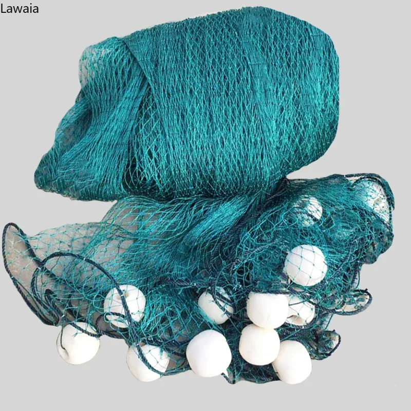 Lawaia-Green-Multifilament-Fishing-Trawl-Net-with-Iron-Sinker-Foam ...