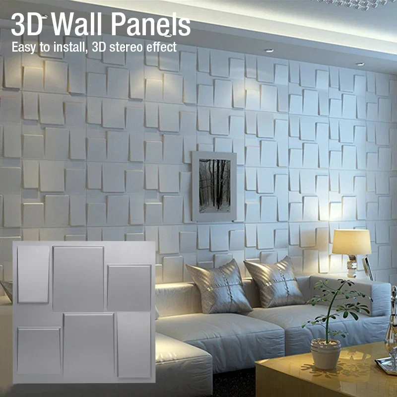 50x50cm 3D three-dimensional wall sticker decorative living room ...