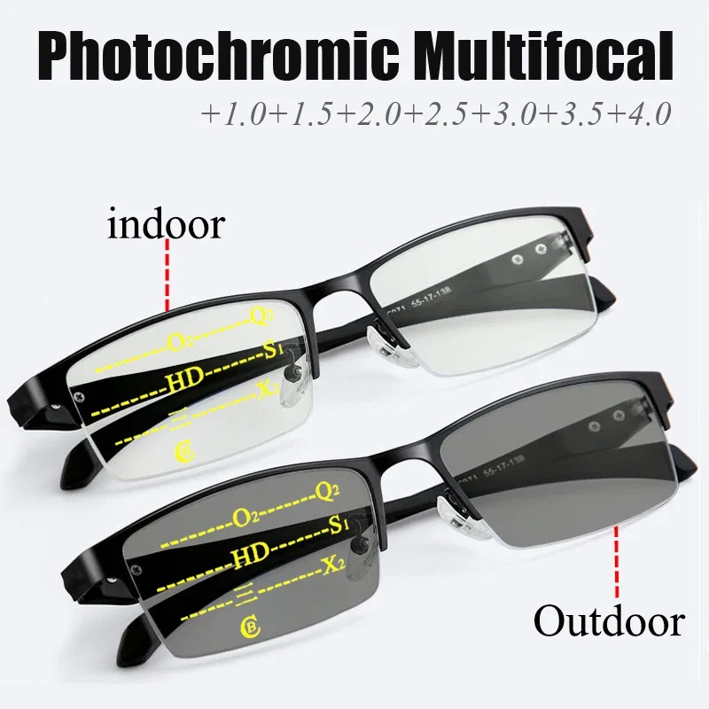 Transition-Photochromic-Progressive-Reading-Glasses-Men-Multi-Focus ...